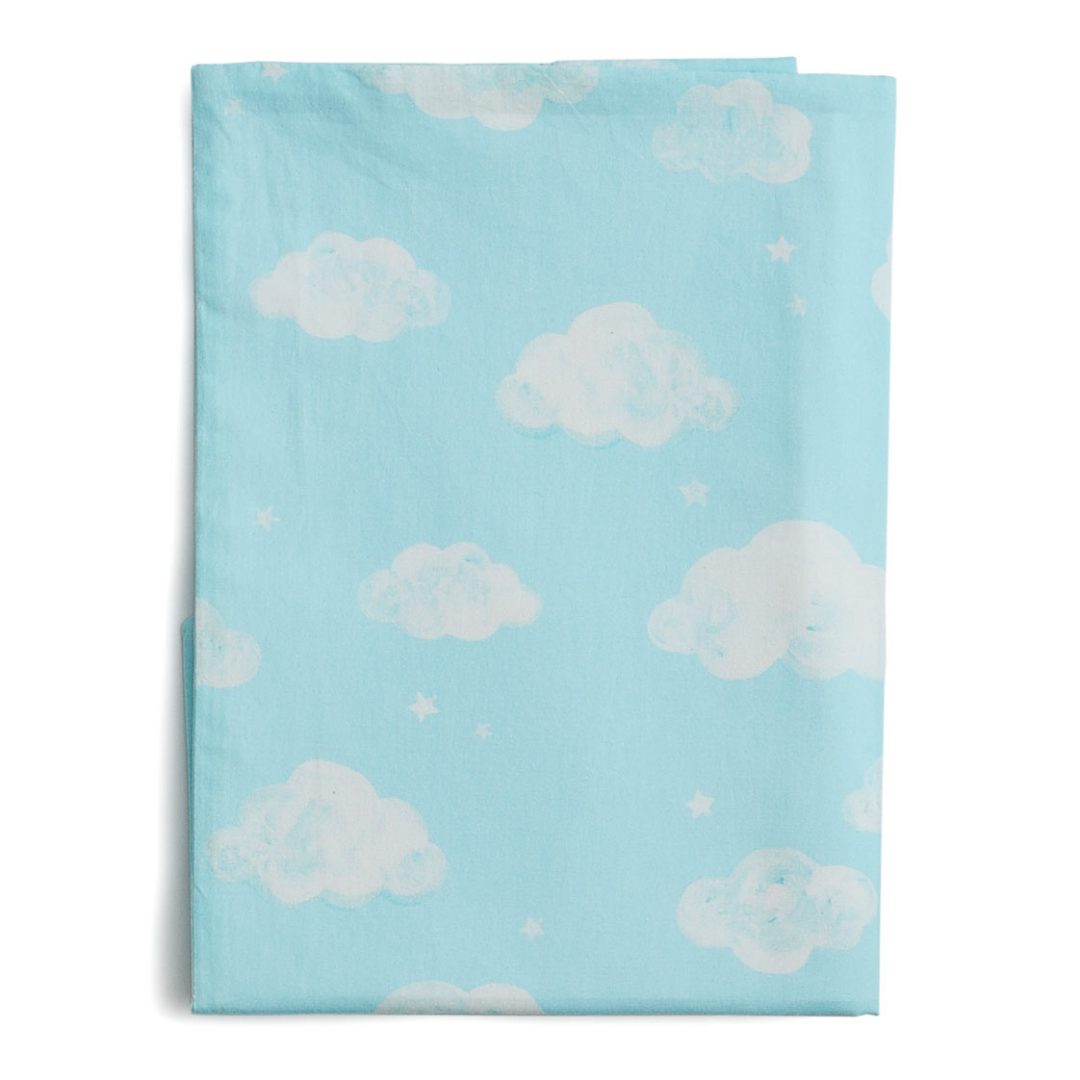 Clouds Print Fitted Sheet | The Little Acorn